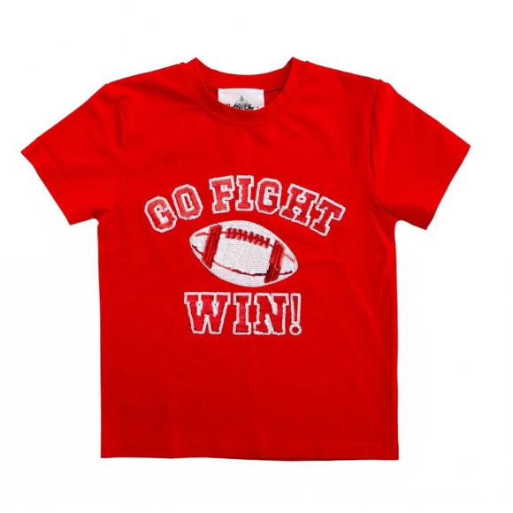 BELLE CHER | Shirts & Tops | New Belle Cher Girls Go Fight Win Shirt In ...